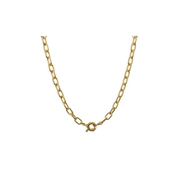 MARIT RAE | Jewelry | New Marit Rae Chunky Oval Chain In Gold | Poshmark